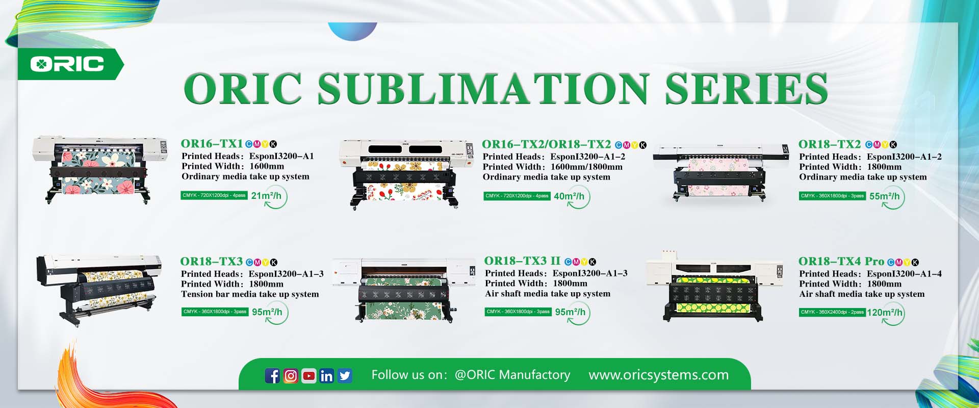 reliable and efficient dye sublimation printers- ORIC